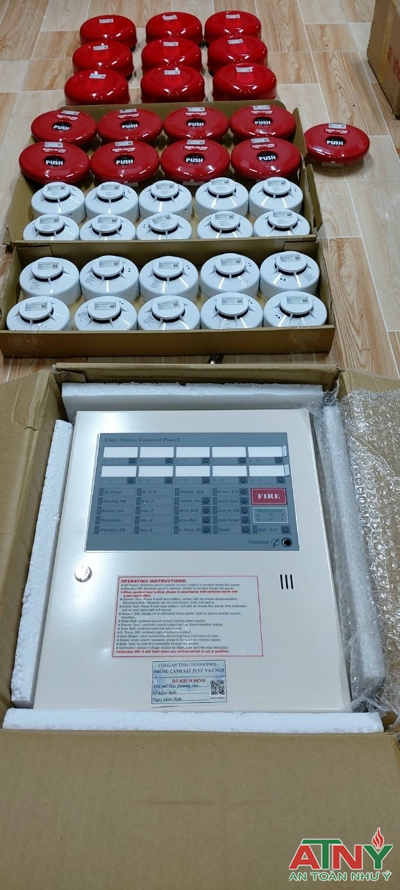 Tủ trung tâm báo cháy horing 4 kênh 5 kênh 8k 10k Taiwan Đài Loan