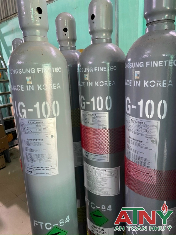 BÁO GIÁ HỆ THỐNG CHỮA CHÁY KHÍ NITƠ N2 IG100(HÀN QUỐC-KOREA)