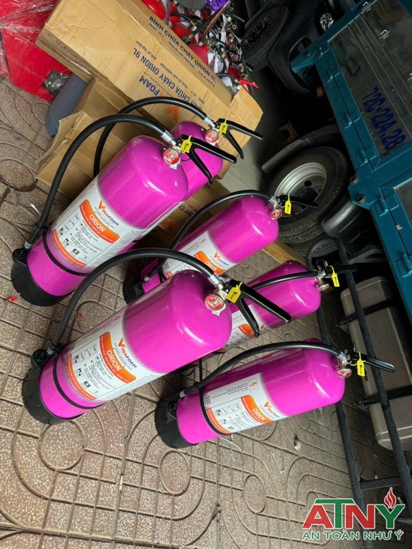 Bình chữa cháy Orion Pin lithium gốc nước 1kg 3kg 6kg 9kg