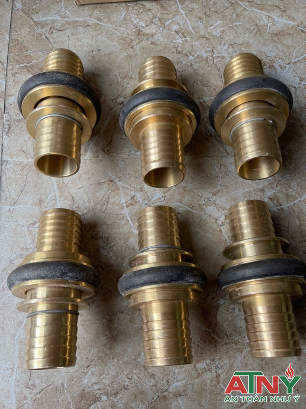 Cuộn vòi chữa cháy tomoken khớp nối nhanh machino bằng đồng