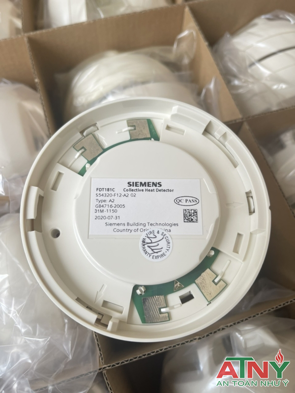 Đầu báo khói Siemens FDO181 kiểm định cấp tem pccc